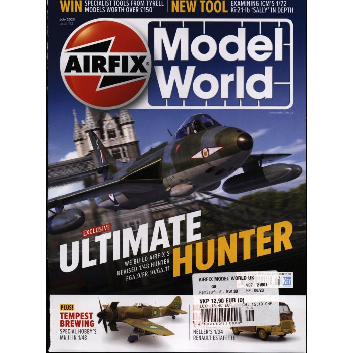 AIRFIX MODEL WORLD UK 6/2023 "Ultimate Hunter"