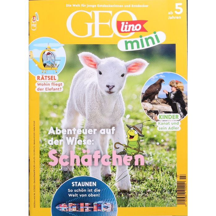 Geolino Mini 3 2022 Abenteuer Auf Der Wiese Schäfchen