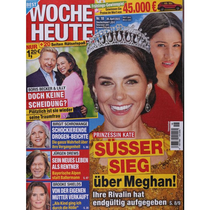 Woche Heute 18/2023 "süsser Sieg über Meghan!"