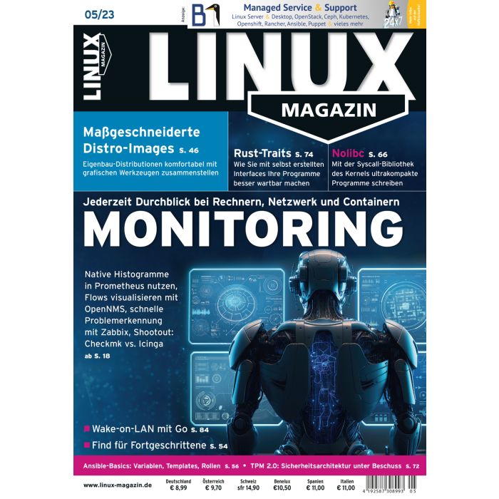 Linux-Magazin 5/2023 "Monitoring
