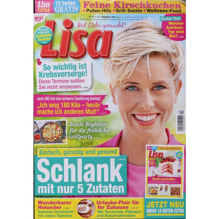 Lisa 24/2023 "Schlank mit nur 5 Zutaten"