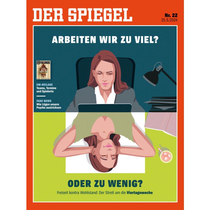 DER SPIEGEL 22/2024 "Arbeiten wir zu viel? Oder zu wenig?"