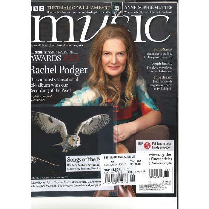 BBC MUSIC MAGAZINE UK 6/2023 "Rachel Podger"