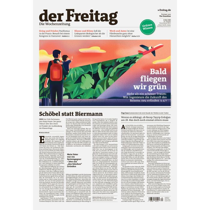Der Freitag 20/2023 "Bald fliegen wir grün"