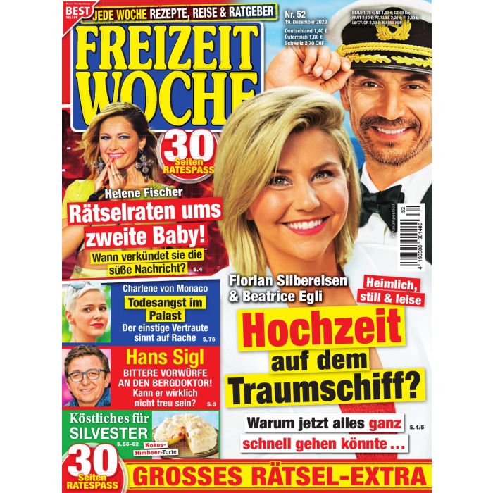 Freizeitwoche 52/2023 "Hochzeit auf dem Traumschiff?"