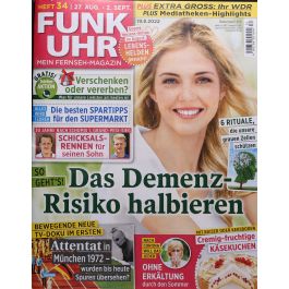 Funk Uhr 34/2022 "Das Demenz-Risiko halbieren"