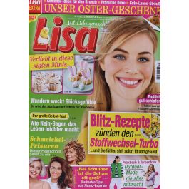 Lisa 14/2023 "Blitz-Rezepte zünden den Stoffwechsel-Turbo"