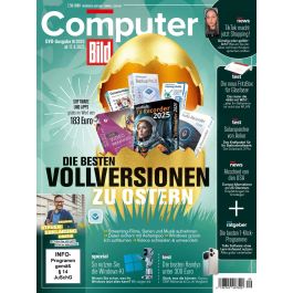 COMPUTER BILD + DVD 9/2025 "Die besten Vollversionen zu Ostern"