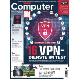Computer Bild Magazin 23/2022 "16 VPN Dienste im Test, Spezial: die ...