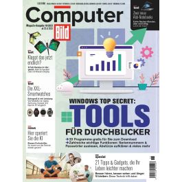 Computer Bild Magazin 18/2023 "Windows top secret: Tools für Durchblicker"