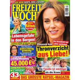Freizeitwoche 45/2024 "Thronverzicht aus Liebe!"